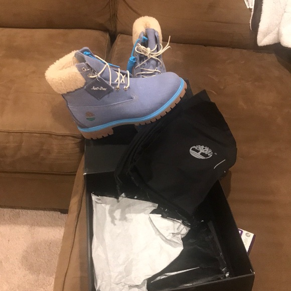 Timberland | Shoes | Timberland Waterproof Boot Medium Blue Denim ...